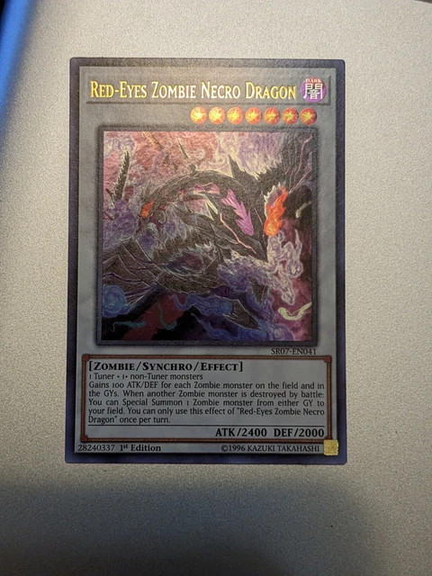 YU-GI-OH! TCG RED-EYES Zombie Necro Dragon Structure Deck: Zombie Horde ...