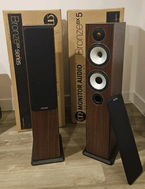 MONITOR AUDIO BRONZE BX5 Floorstanding Speakers Excellent Condition £ ...