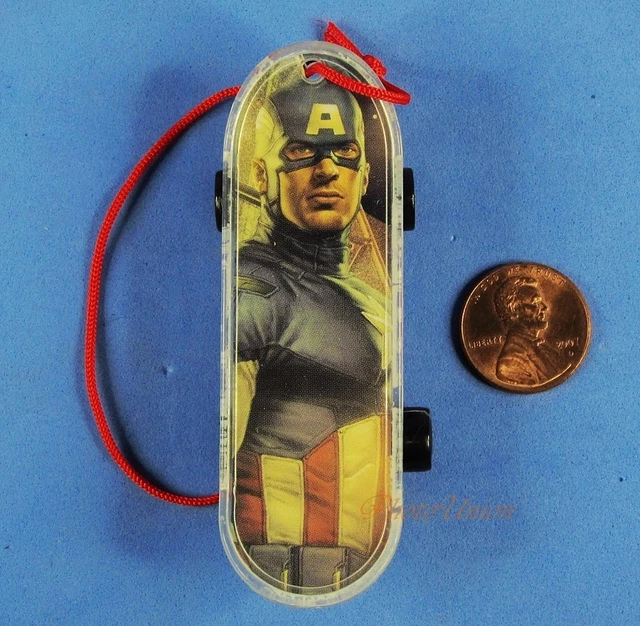 MARVEL SUPERHERO AVENGERS Finger Skateboard Grab Zags Captain America ...