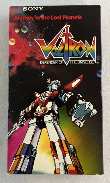 VOLTRON DEFENDER OF the Universe VHS Journey to the Lost Planets and ...