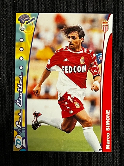 CARD CARTE ETOILES Marco Simone Monaco # 127 Ds Collection Foot 2000 Rare EUR 2,99 - PicClick FR