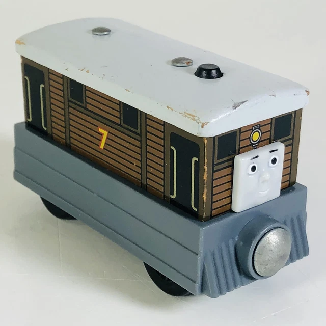 THOMAS THE TRAIN Toby Tram Car Wooden Railway Tank Engine #7 Friends ...