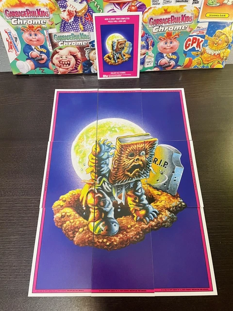 GPK 2022 BOOKWORMS Book of the Ted/Necronomicon Ron 10 Card Puzzle 🧩📕 ...
