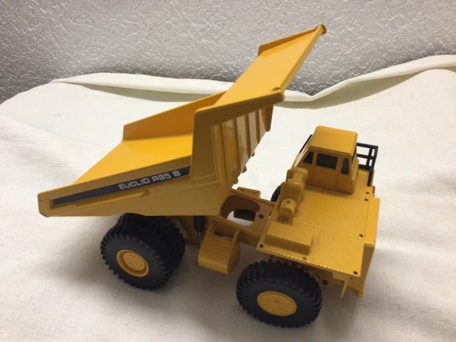 JOAL COMPACT MODELLAUTO Euclid Dumper R85B Nr. 242 1:50 gelb - vintage ...