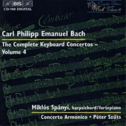 CARL PHILIPP EMANUEL Bach Complete Keyboard Concertos (CD) Album EUR 23 ...