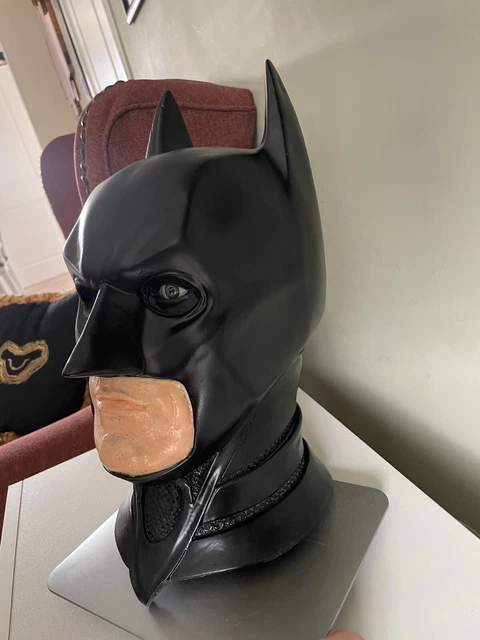 BATMAN FULL LIFE Size Bust Movie Prop Replica Statue Bat Man Mask Dark ...