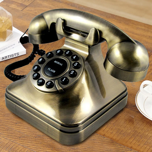 VINTAGE ANTIQUE PHONE Old Fashioned Landline Retro Handset Home Office ...