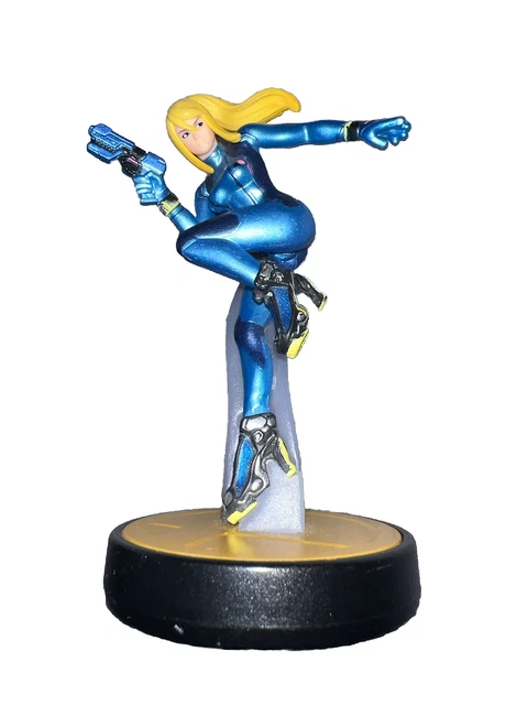 NINTENDO AMIIBO SAMUS Zero Suit Super Smash Bros. Wii U 3DS Switch ...