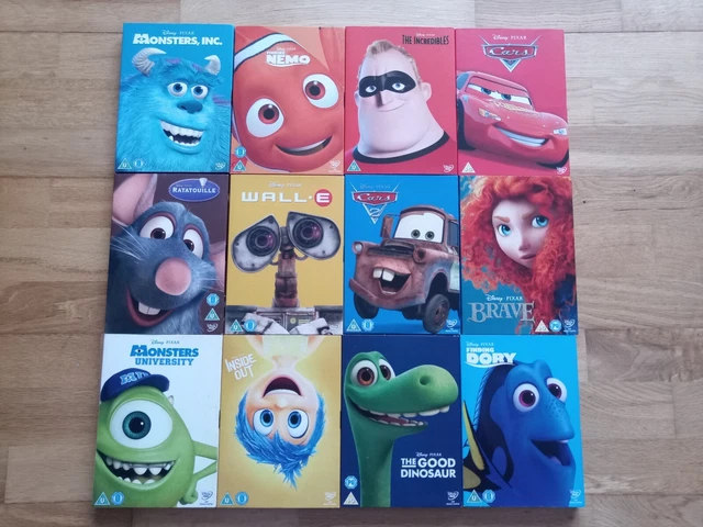 PIXAR DVDS BUNDLE With O-rings Disney Classics Job Lot Cars Finding ...