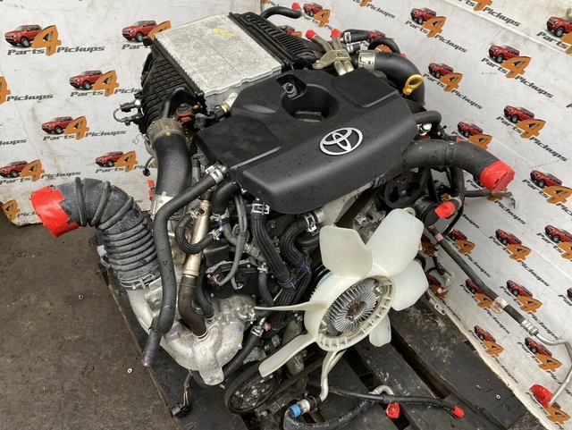 TOYOTA HILUX 2.8L Complete engine 1GD-FTV 202bhp with 14241 2019-2023 £ ...