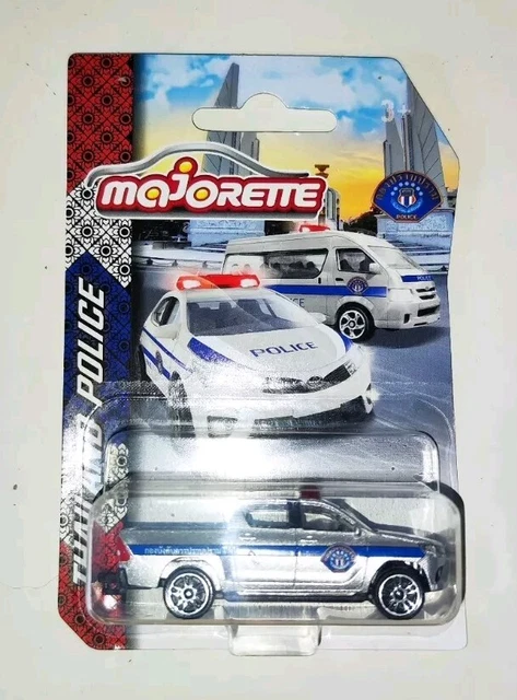 MAJORETTE TOYOTA HILUX Revo Thailand Polizei JDM Police Pickup Truck ...