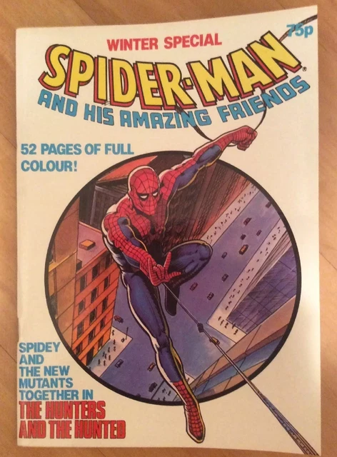 SPIDER-MAN AND HIS Amazing Friends Marvel Comics UK Winter Special 1983 ...
