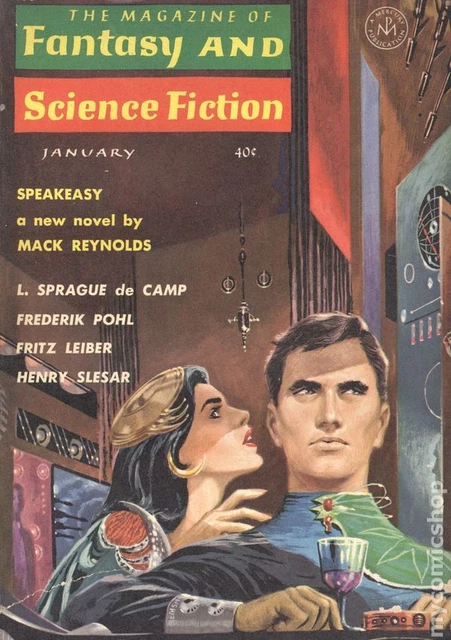 MAGAZINE OF FANTASY and Science Fiction Vol. 24 #1 vintage 1963 image ...