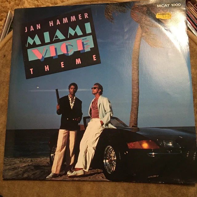 JAN HAMMER &MIAMI Vice Theme" Mélange Rare 12" Maxi Single EUR 22,04 ...