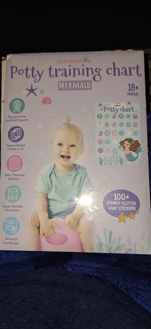 JACK IN THE Box Potty Training Chart Mermaid Themed £6.96 - PicClick UK