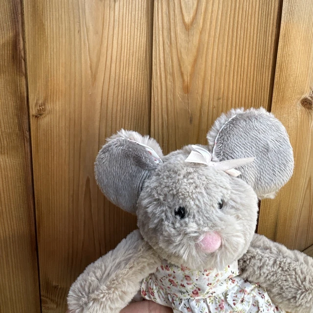 KEEL BELLE ROSE Mouse Plush Soft Toy brown floral Ballerina Tutu Ballet ...