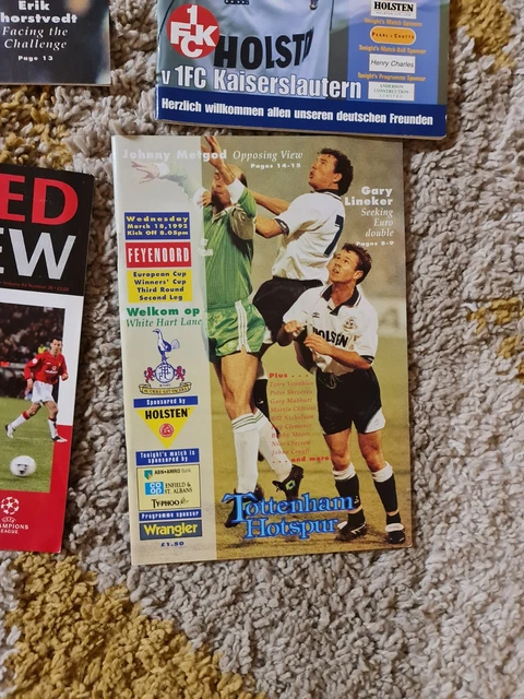 11 EUROPEAN MATCHES Feat, Spurs Whu Man Utd Blackburn Notts Forest ...