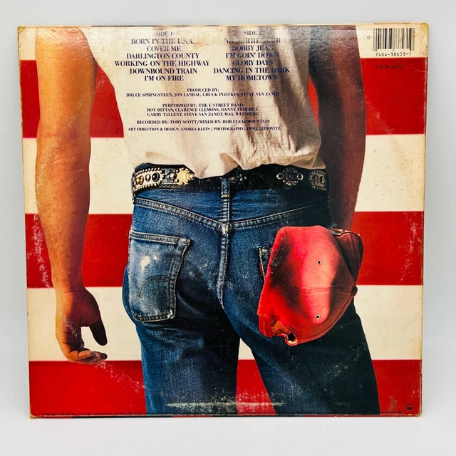 BRUCE SPRINGSTEEN BORN In The USA original 1984 disque vinyle LP QC ...
