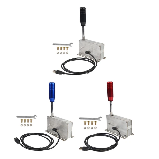 USB SEQUENTIAL SHIFTER PC Racing Wheel Professional Simulation Shifter ...