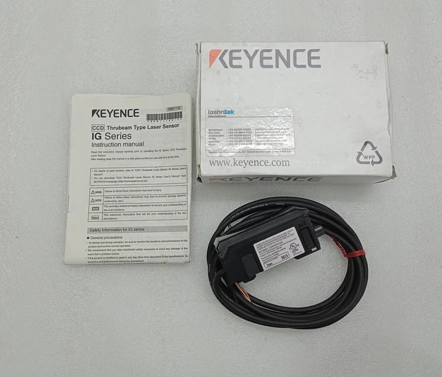 KEYENCE IG-1000 FIBER Optic CCD Thrubeam Type Laser Sensor £383.53 ...