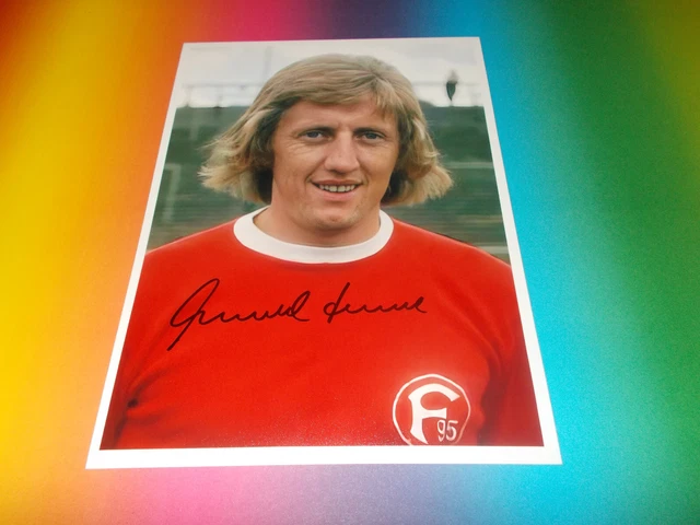 GERD ZEWE DFB Fortuna Düsseldorf signed signiert Autogramm auf 20x28 ...