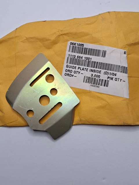 NEU OLD STOCK Stihl 1113 641 1001 Führungsplatte für 030 031 045 Kettensägen EUR 12,53 - PicClick DE