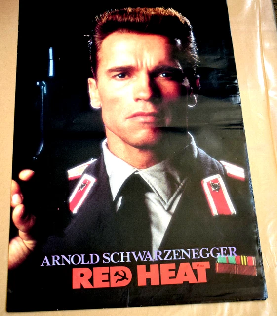 RED HEAT ARNOLD Schwarzenegger A1 84 x 60cm Filmplakat, Poster EUR 21 ...