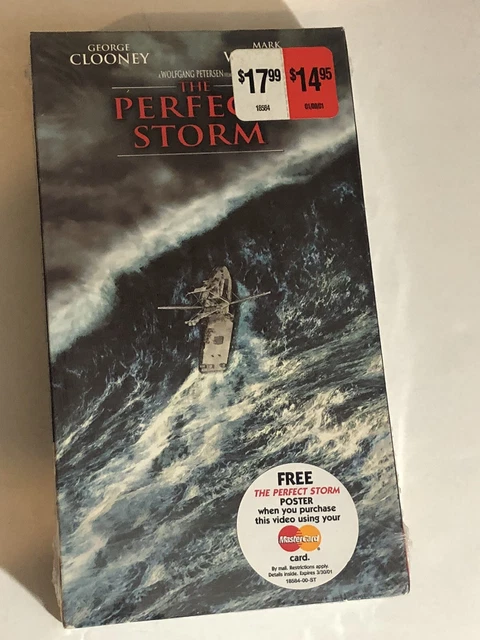 A PERFECT STORM VHS Tape George Clooney Mark Wahlberg Sealed Nos £5.53 - PicClick UK