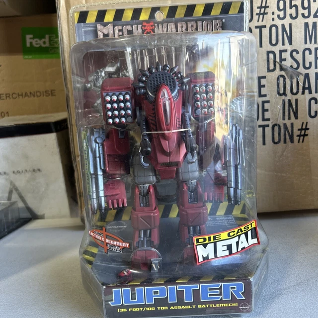 MECH WARRIOR DARK Age Jupiter Battlemech Die Cast Figure Joy Ride ...