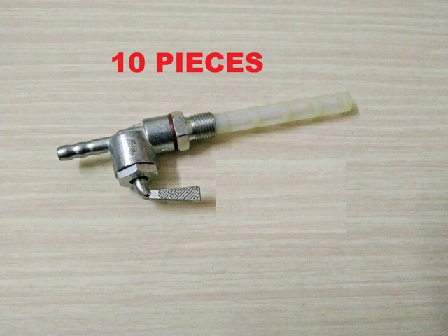10 × UNIVERSAL Gas Petrol Fuel Tap 1/4 UK Classic Motorbikes BSA Ariel ...