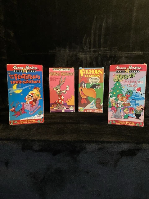 4 CLASSIC CARTOONS Vhs Vintage 90s Bugs Bunny Foghorn Leghorn ...