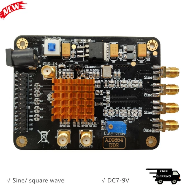 AD9854 SIGNAL GENERATOR Module DDS Module Signal Source Sine/Square ...