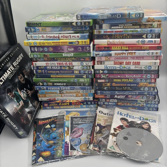 DVD BUNDLE X44PCS Children’s Films Family Friendly Assorted PG Rated ...