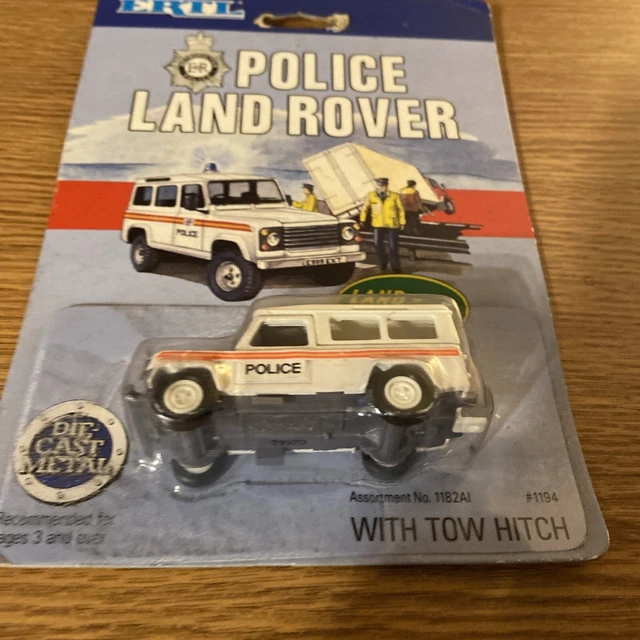 VINTAGE ERTL 1:64 scale Die-Cast Police Land Rover £8.50 - PicClick UK