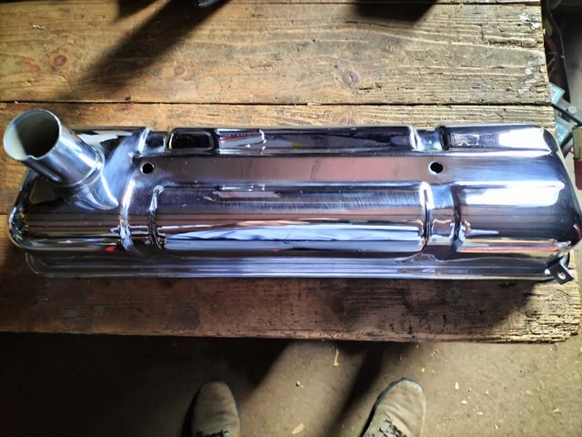 TRIUMPH TR2 AND Tr3 Chrome Rocker Cover. £200.00 - PicClick UK