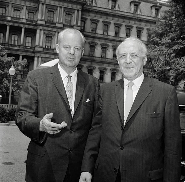SOVIET AMBASSADOR MIKHAIL Menshikov Valerin Zorin deputy Sovie- 1961 ...