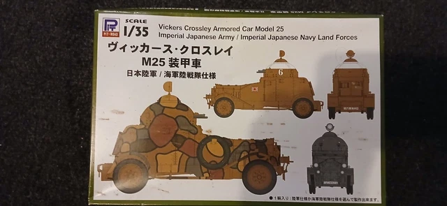 RICH MODELS JAPANESE Vickers Crossly Armoured Car 1/35 £25.00 - PicClick UK