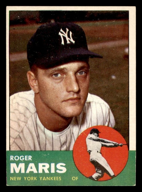 1963 TOPPS BASEBALL #120 Roger Maris EX *d2 EUR 67,40 - PicClick FR