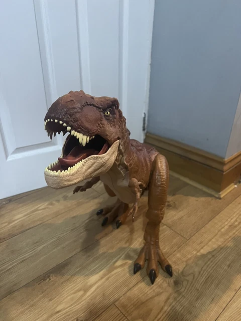 JURASSIC WORLD SUPER Colossal Tyrannosaurus Rex - HUGE 42" T-Rex Figure ...