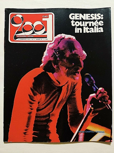 VERY RARE CIAO 2001 5-1974 Peter Gabriel-Genesis-Wakeman-John Martyn ...