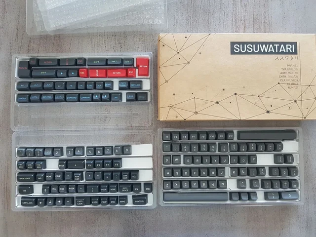 KEYCAPS QWERTY Susuwatari mechanical keyboard DROP MT3 key set EUR 60 ...