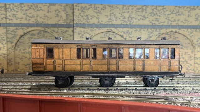 0 GAUGE SCRATCH built M&GN (LNER) 6 wheel two coach set £8.66 - PicClick UK