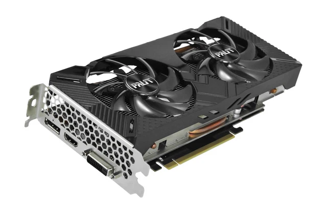PALIT GEFORCE RTX 2060 Dual 6 GB GDDR6 Graphics Card, 1365 MHz GPU ...