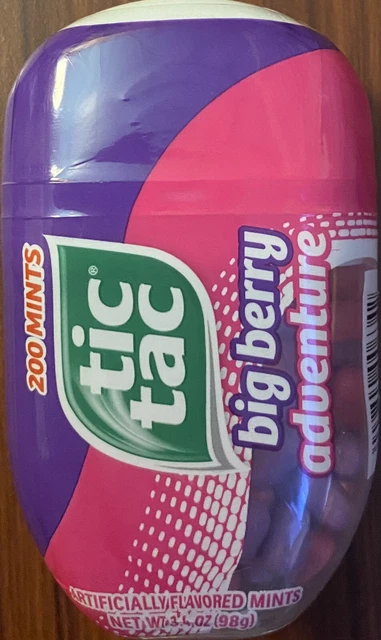 TIC TAC BREATH Mints BIG BERRY ADVENTURE Flavored Candy 3.4 oz - BIG ...
