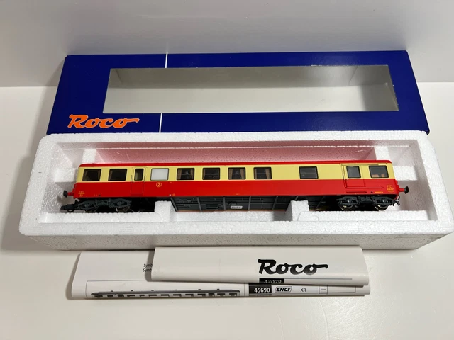 ROCO 45691 - Remorque autorail Decauville XR BD 8017 Dijon TR de la ...