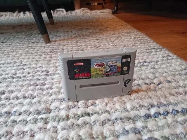 THOMAS THE TANK Engine & Friends Super Nintendo SNES Cartridge PAL £24. ...