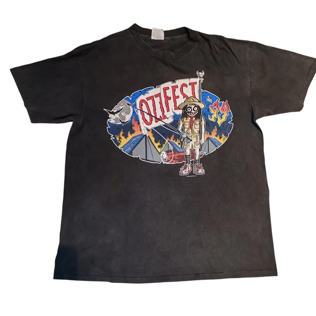VINTAGE OZZY OSBOURNE Black Sabbath OZZY FEST 1999 XL £163.99 - PicClick UK