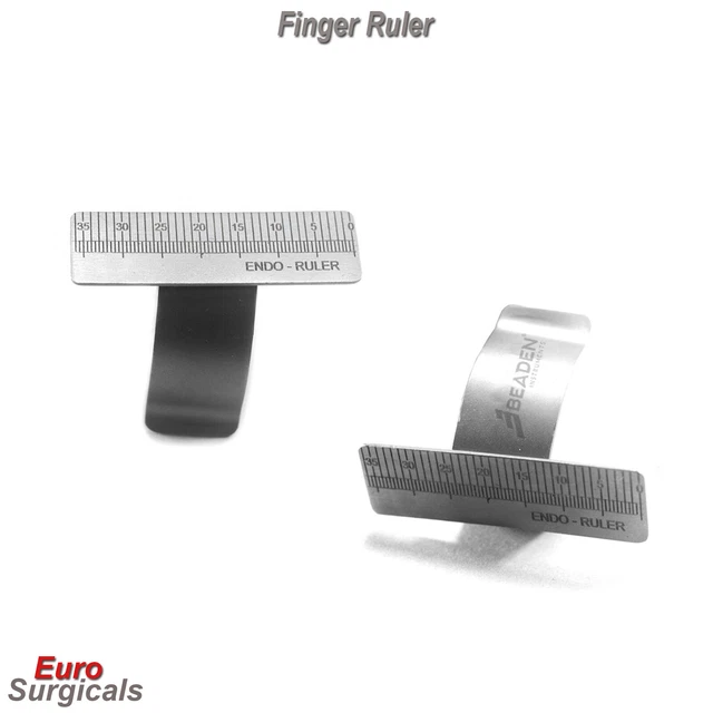 DENTAL FINGER RULER Gauge Span Endodontic Measure Scale Ring Adjustable ...