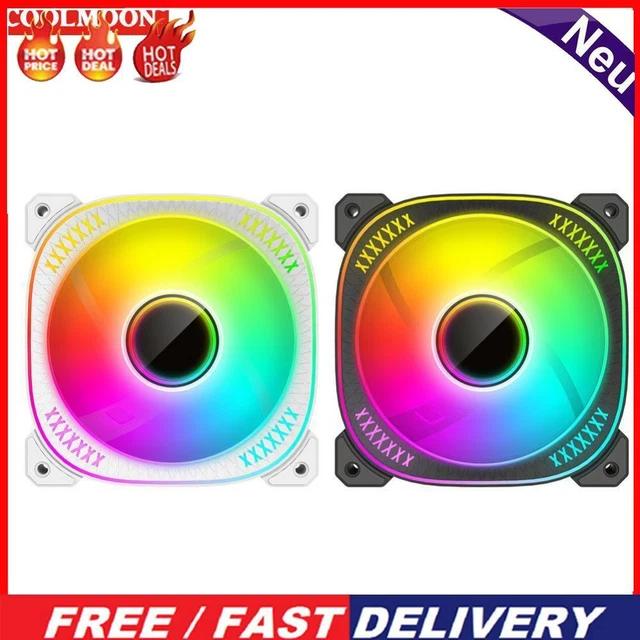 ARGB CPU COOLER 5V 3Pin ARGB Addressable RGB Fan 12V 4PIN PWM for ...