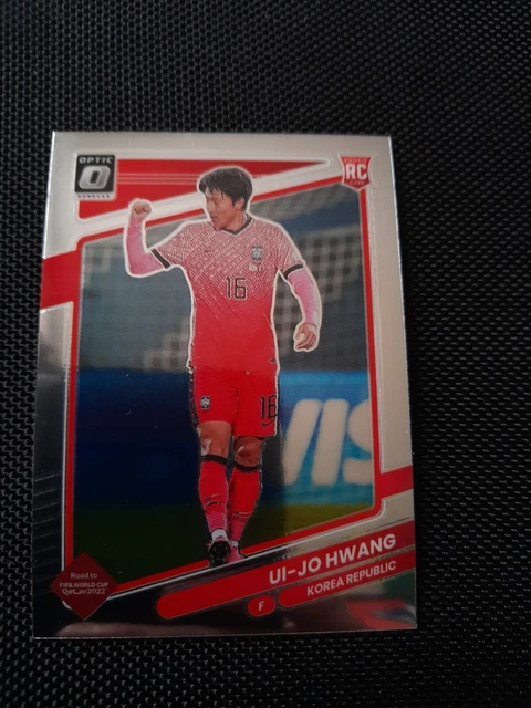 PANINI DONRUSS ROAD to qatar Ui Jo Hwang Silver Optic Korea Rookie Card ...